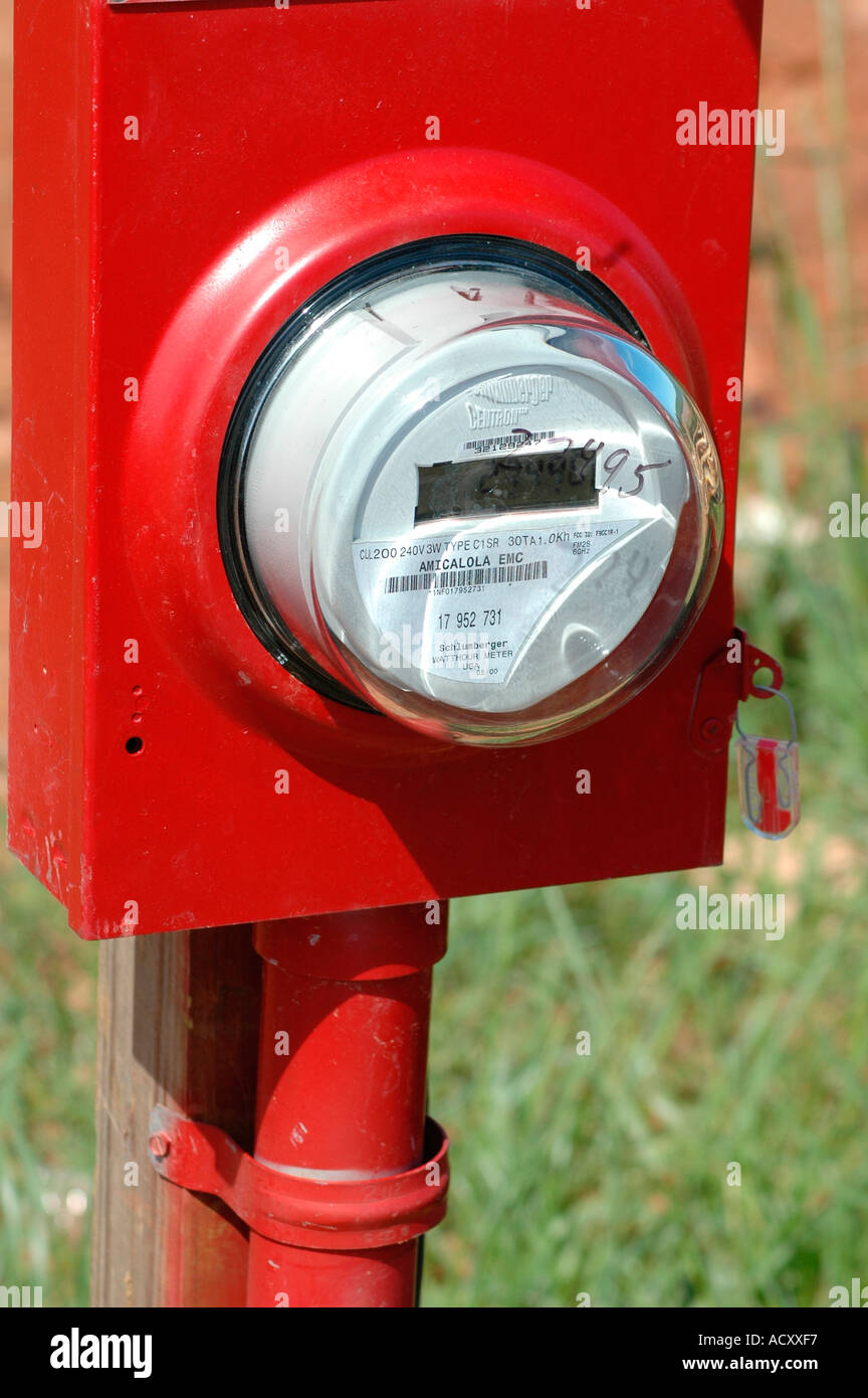 Temporary electric meter construction site hi-res stock photography and ...