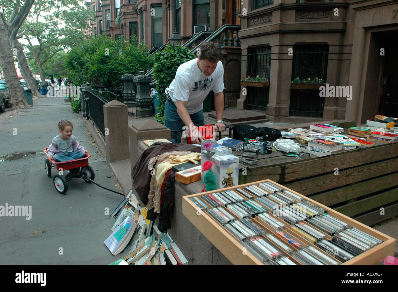 Brooklyn stoop sale hi-res stock photography and images - Alamy