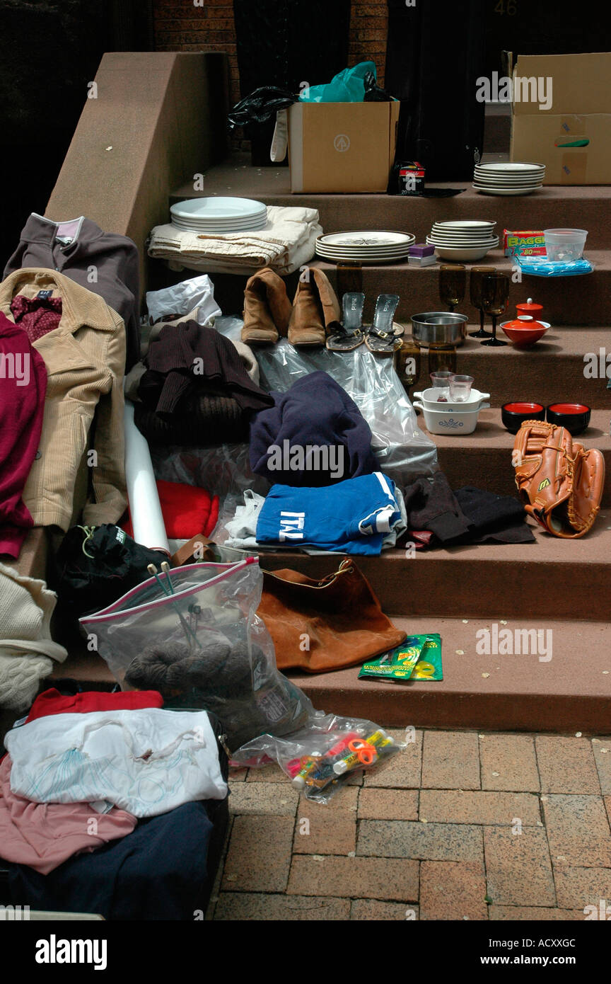 Brooklyn stoop sale hi-res stock photography and images - Alamy