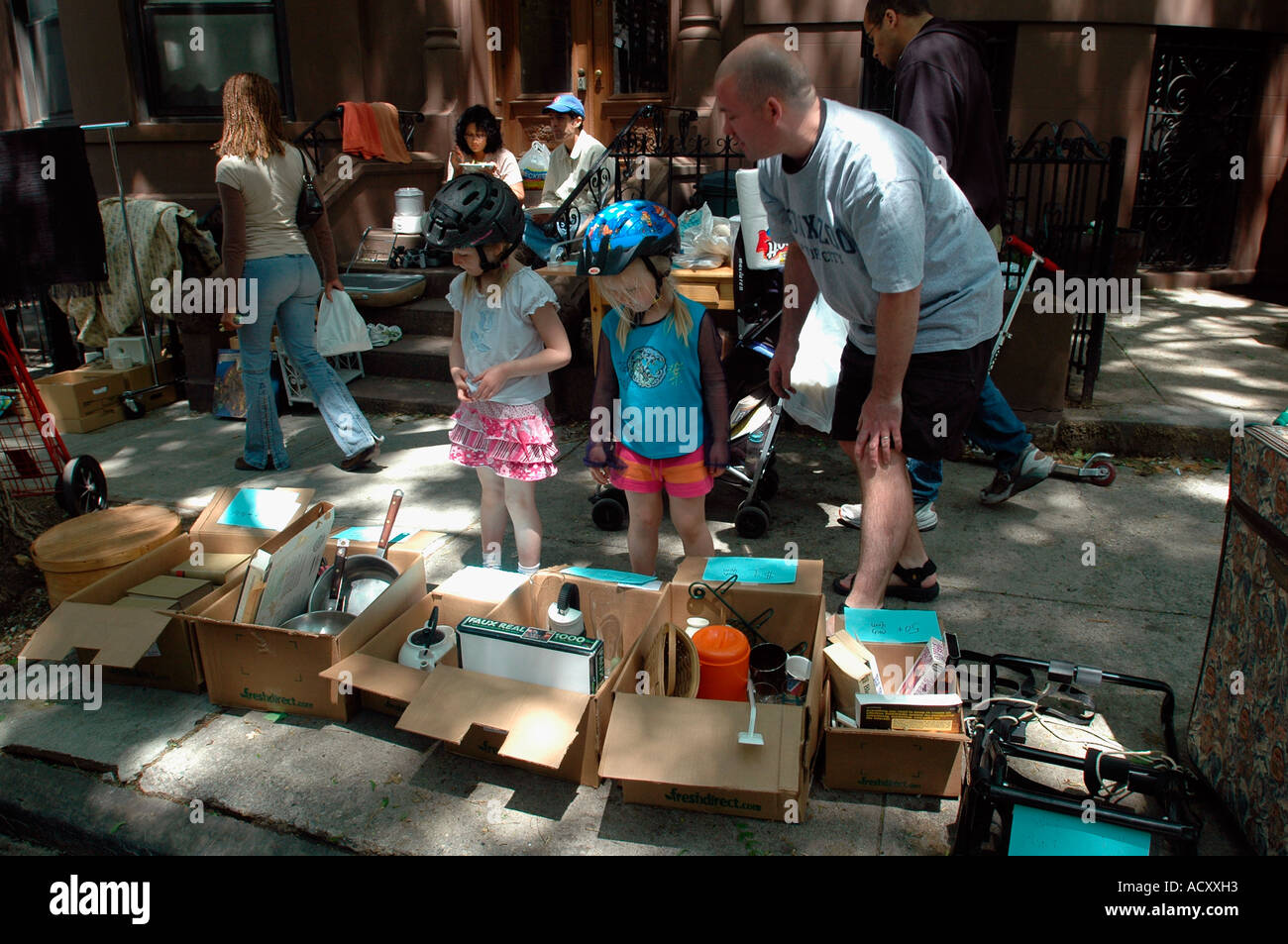 Brooklyn stoop sale hi-res stock photography and images - Alamy