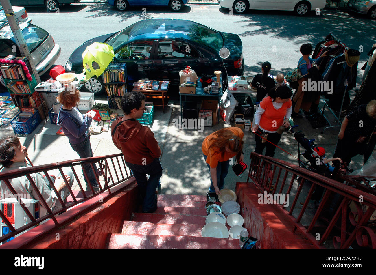 Brooklyn stoop sale hi-res stock photography and images - Alamy