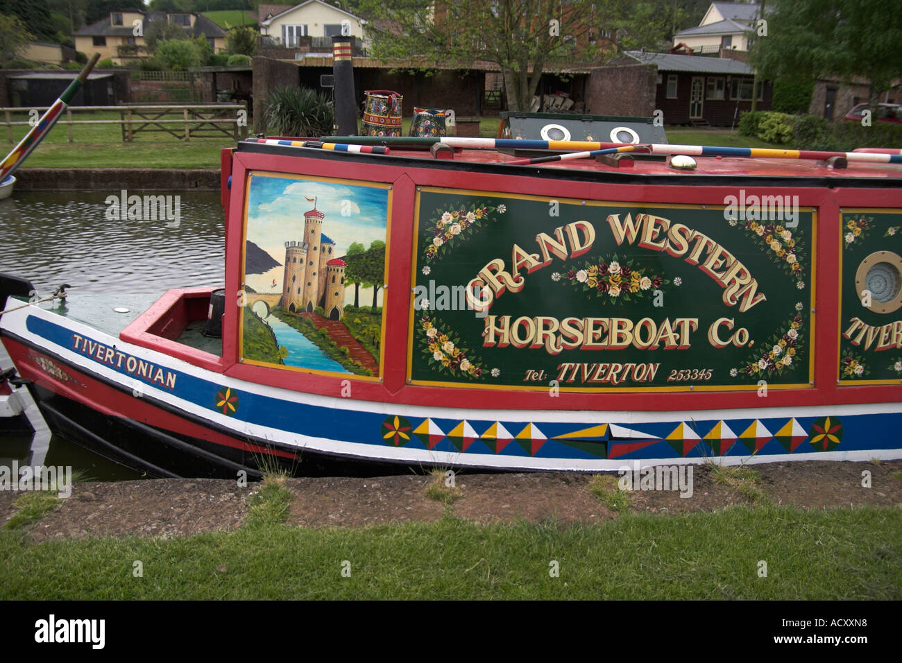 Victorian bargees narrowboat drawn horsedrawn hi-res stock photography ...