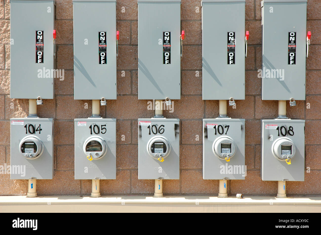 Electricty meters hi-res stock photography and images - Alamy