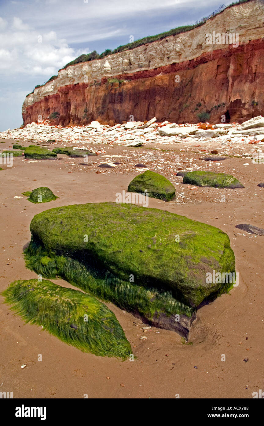 Hunstanton cliffs Norfolk East Anglia uk Stock Photo - Alamy