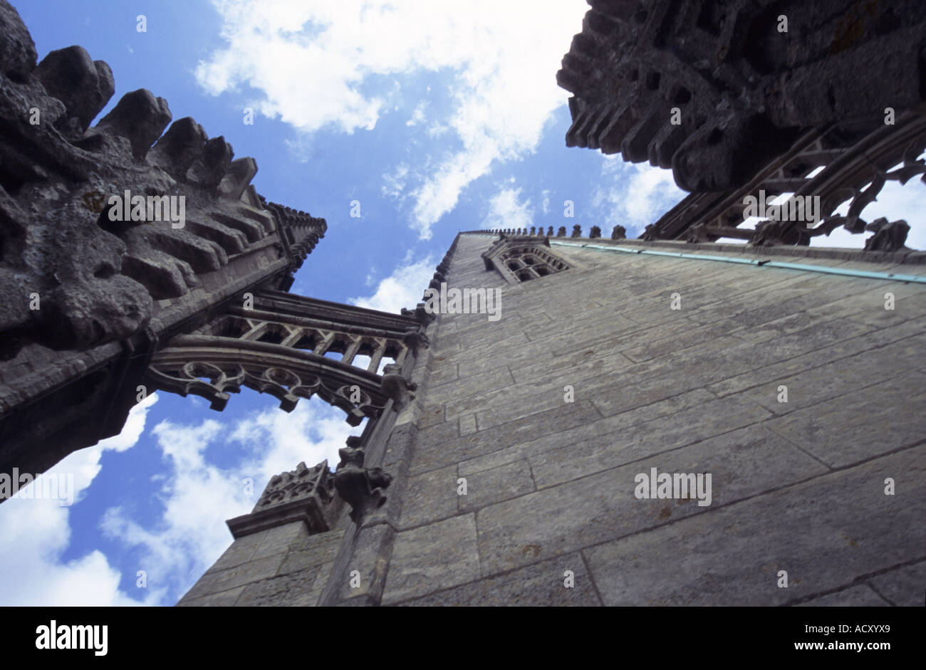 Church Spire View Stock Photo - Alamy