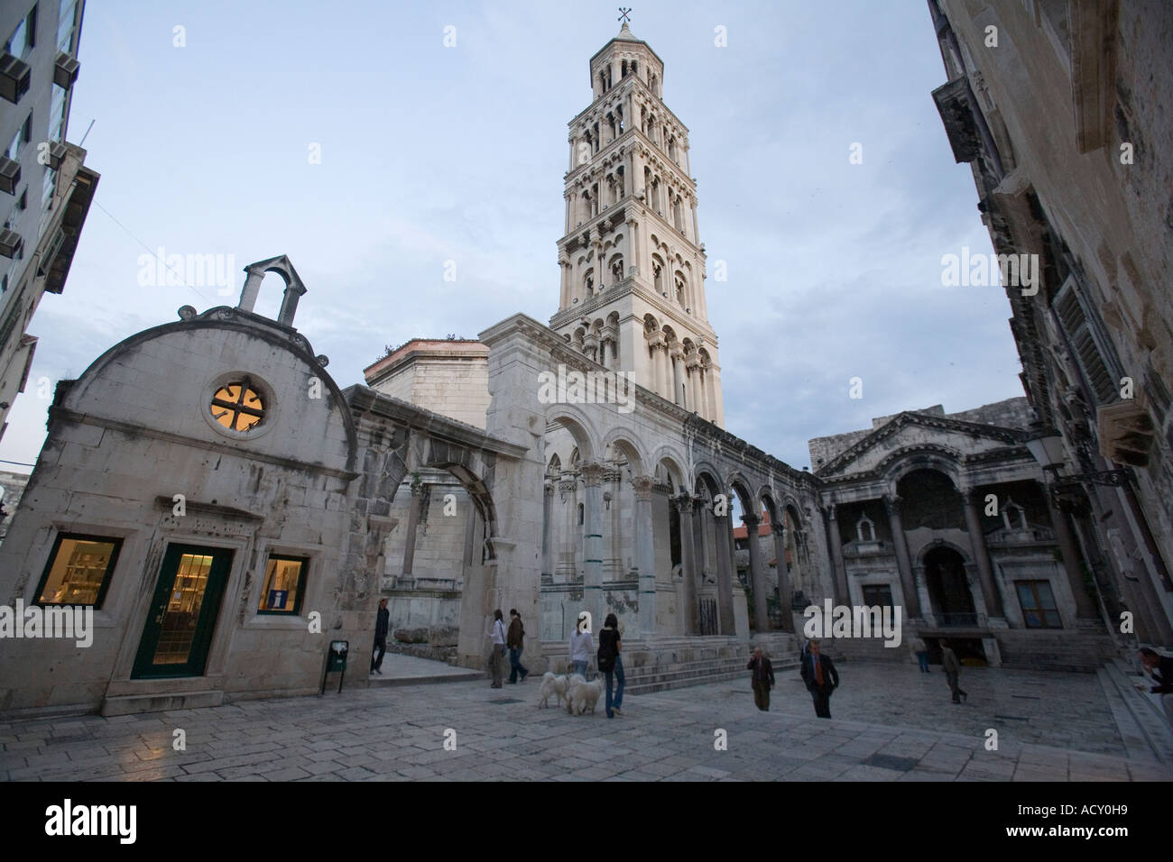 Cathedral of St Domnius in Diocletian s Palace Split Croatia Stock ...