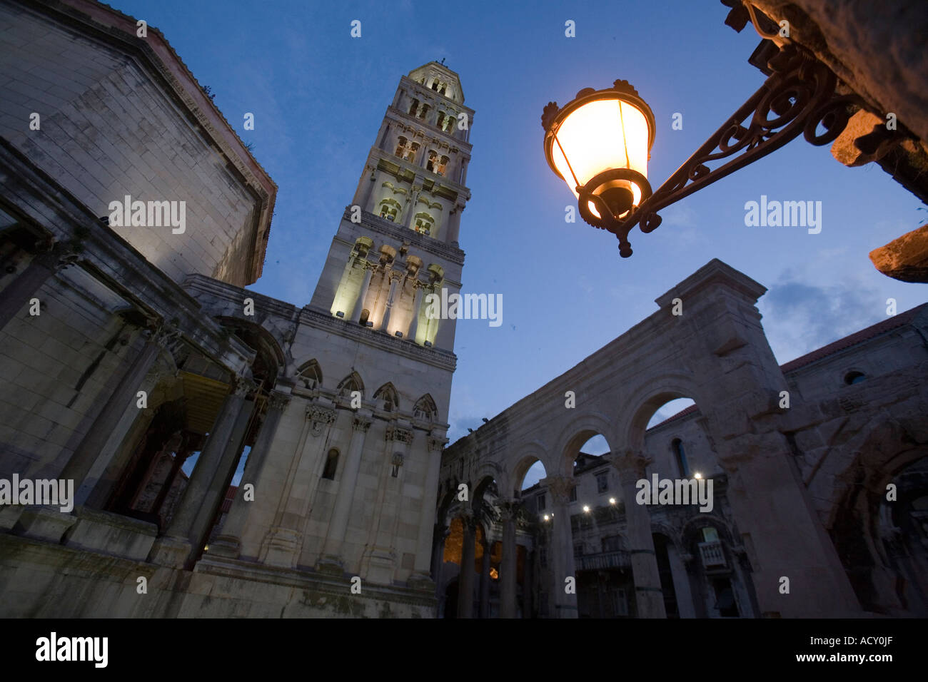 Cathedral of St Domnius in Diocletian s Palace Split Croatia Stock ...