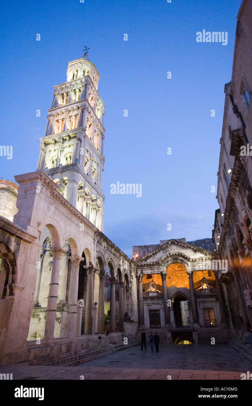 Cathedral of St Domnius in Diocletian s Palace Split Croatia Stock ...