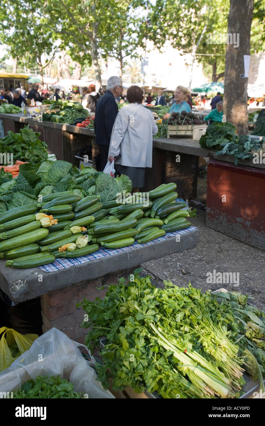 The Local Fresh Food Market in Split Croatia Stock Photo - Alamy