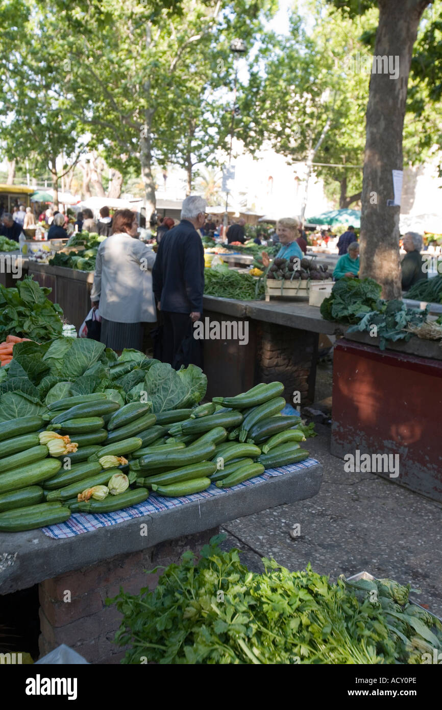 The Local Fresh Food Market in Split Croatia Stock Photo - Alamy