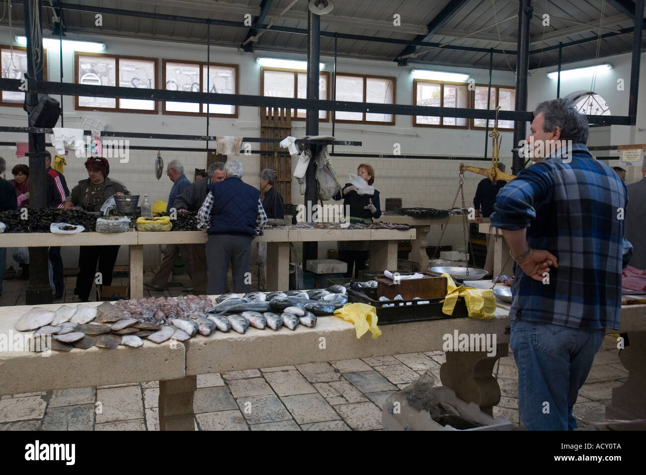 The Local Fish Market in Split Croatia Stock Photo - Alamy
