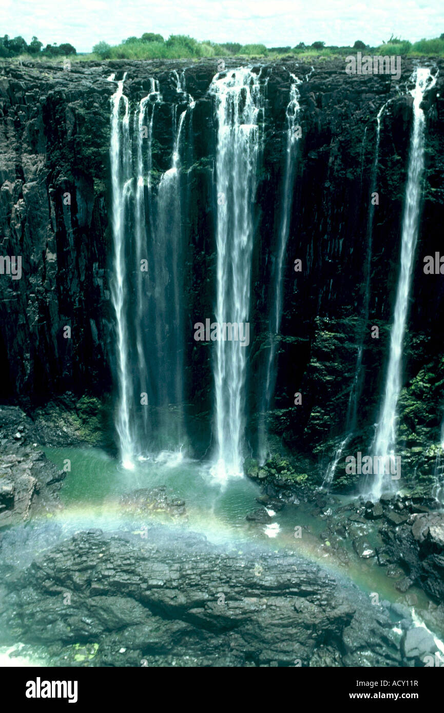 Falls at low flow level Stock Photo - Alamy