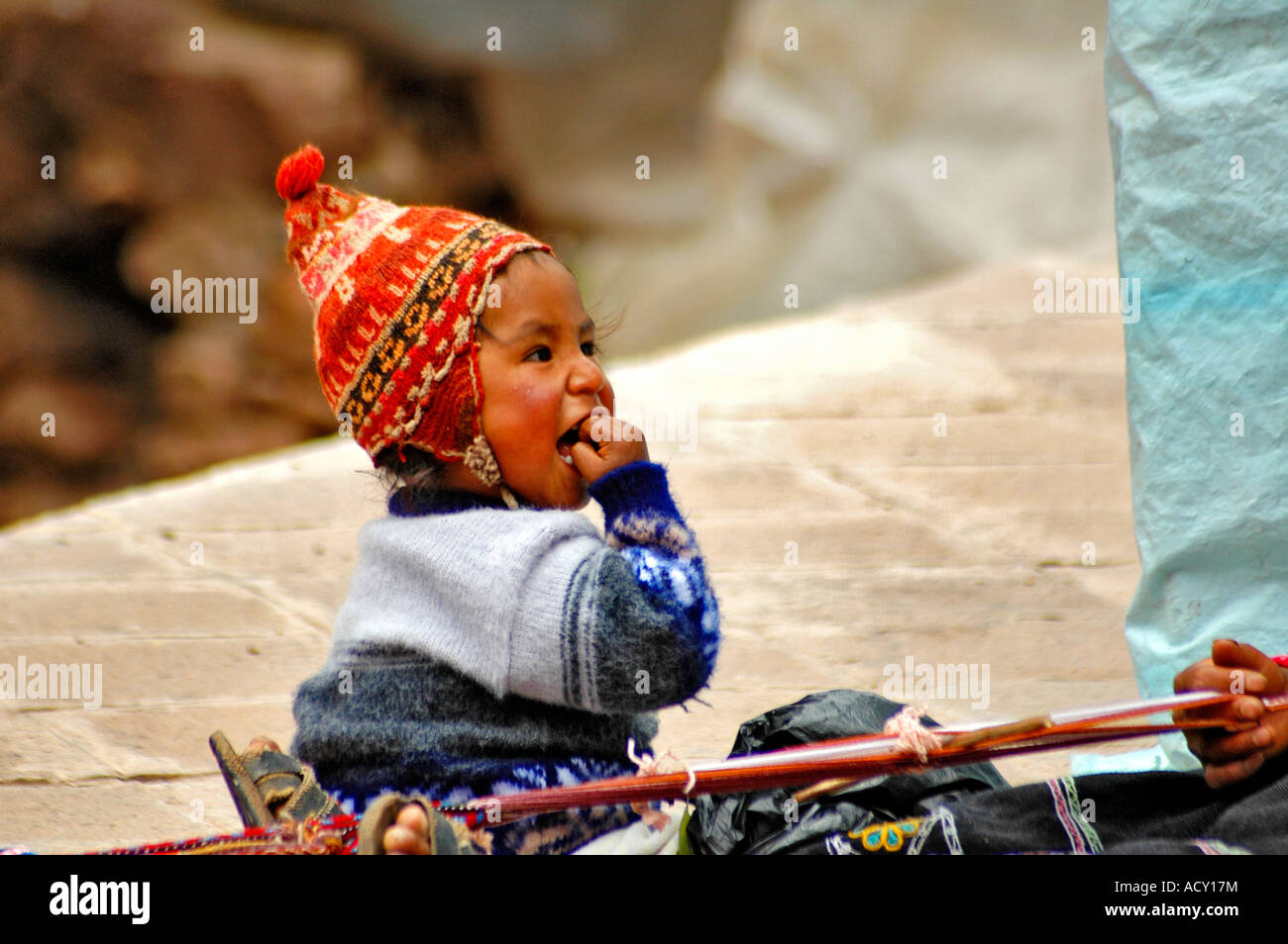 Wool Weaving For Children Stock Photos & Wool Weaving For Children ...