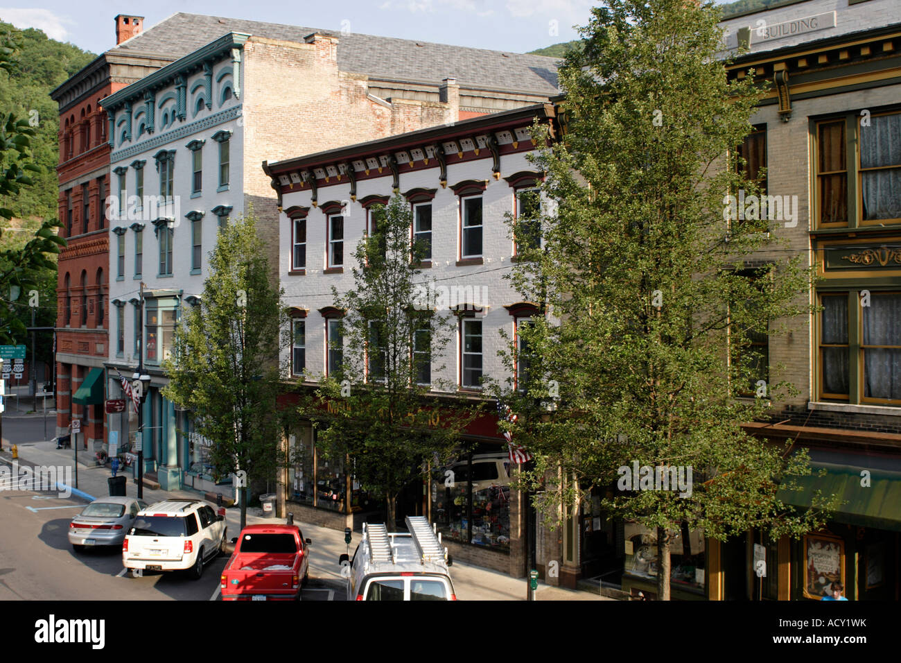 Downtown Jim Thorpe, Pennsylvania Stock Photo - Alamy