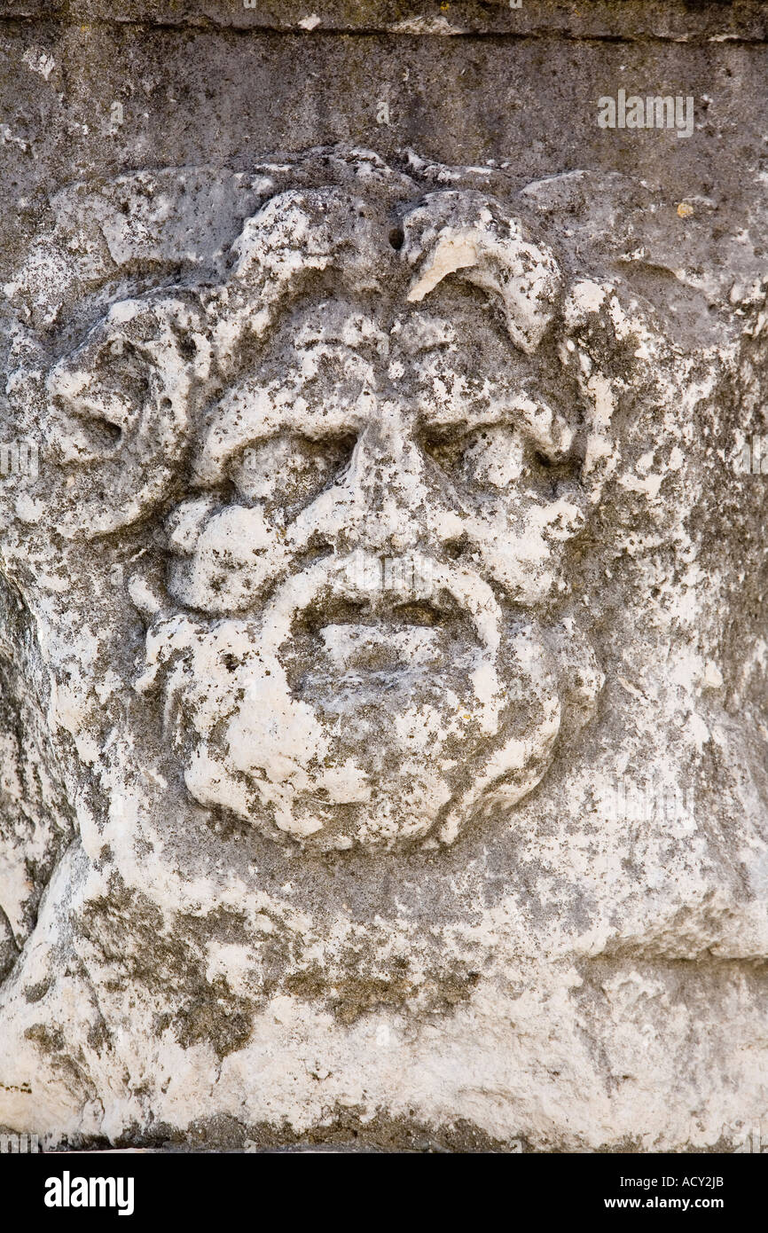 Detail of Roman Stone Carving in the Streets of Zadar Croatia Stock ...