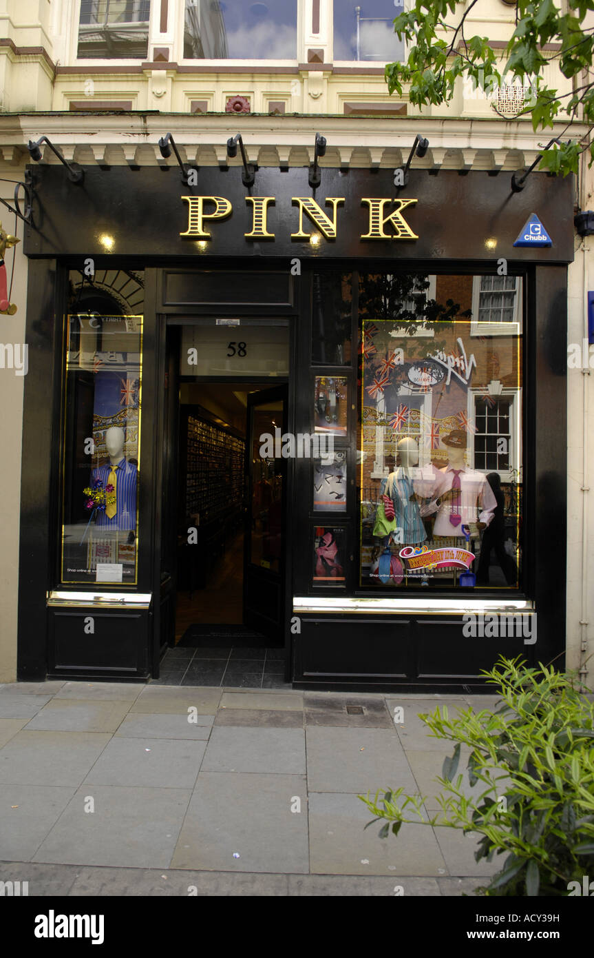 pink store shirts clothing gentlemans retailer manchester king street ...