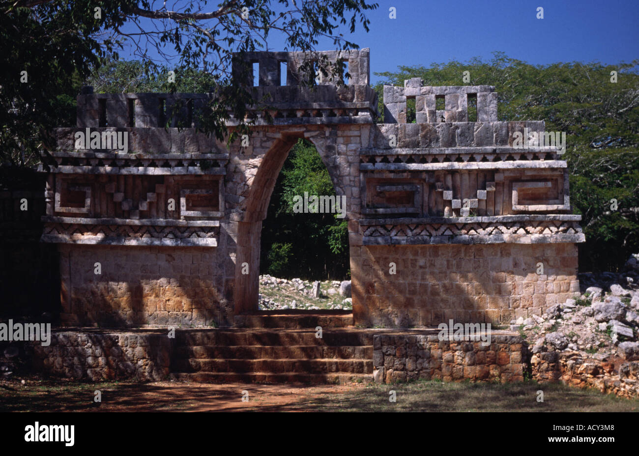 El Arco The Arch of Labna Mexico Central America Stock Photo - Alamy
