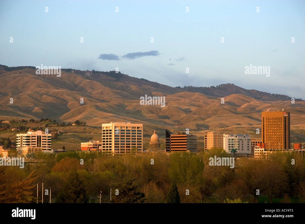Skyline Foothills In Boise Idaho High Resolution Stock Photography and ...