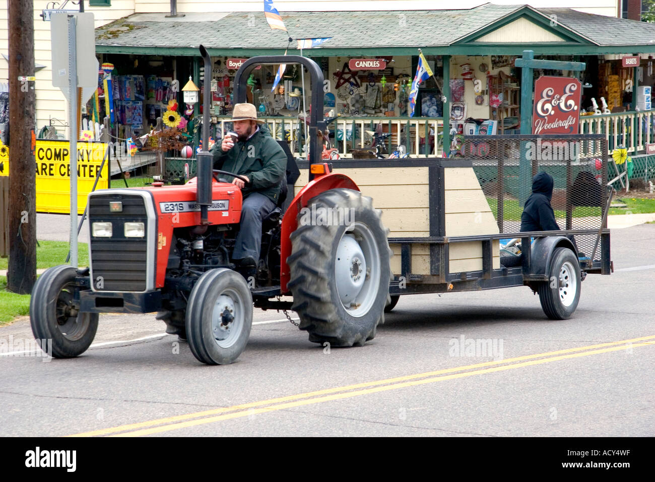 Amish Tractor High Resolution Stock Photography and Images - Alamy