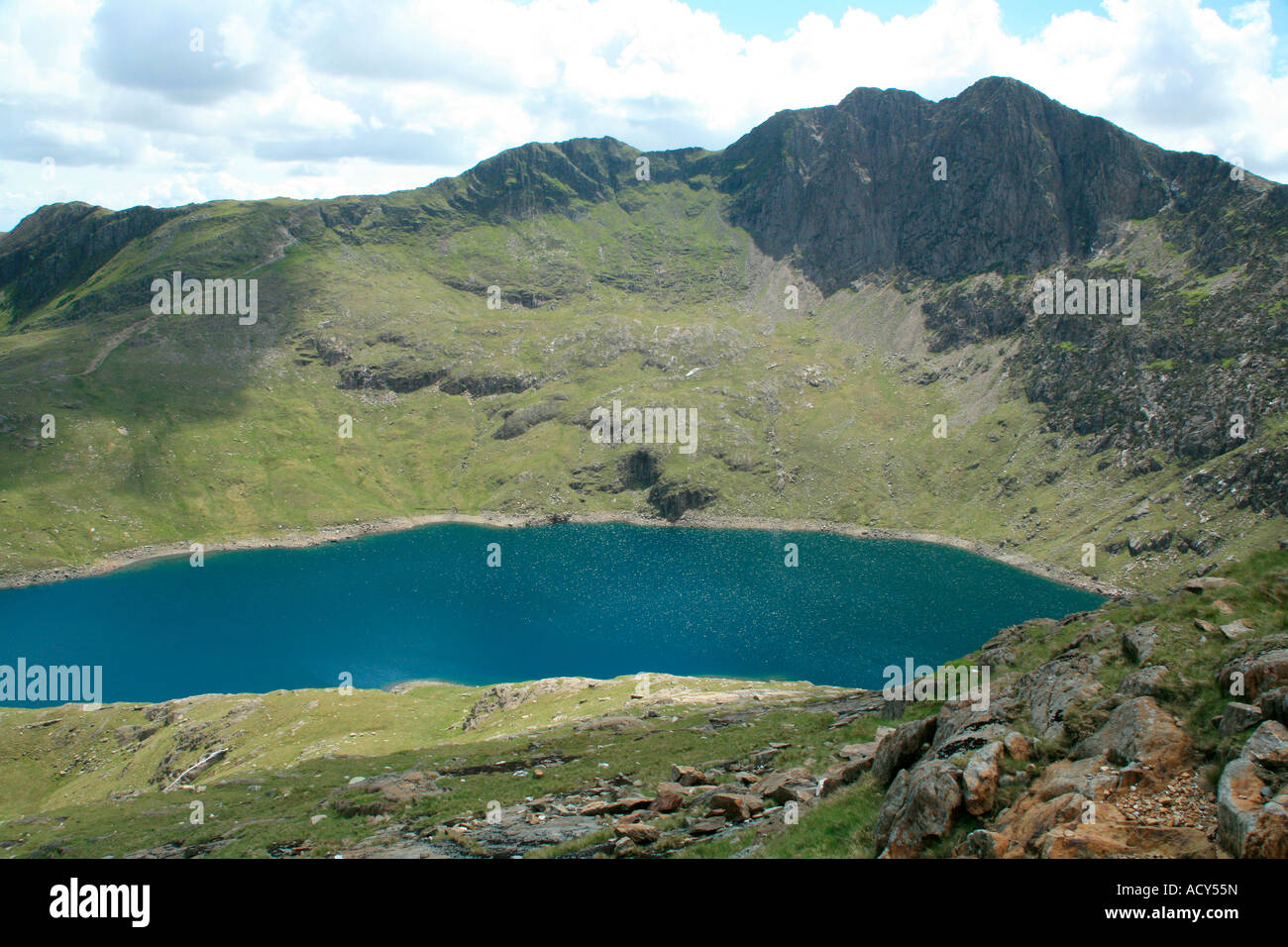 View from the Pyg Track of Snowdon National Park, Wales Stock Photo - Alamy