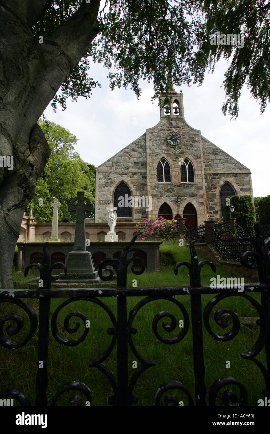 Fyvie Parish Church in the village of Fyvie, Aberdeenshire, Scotland ...