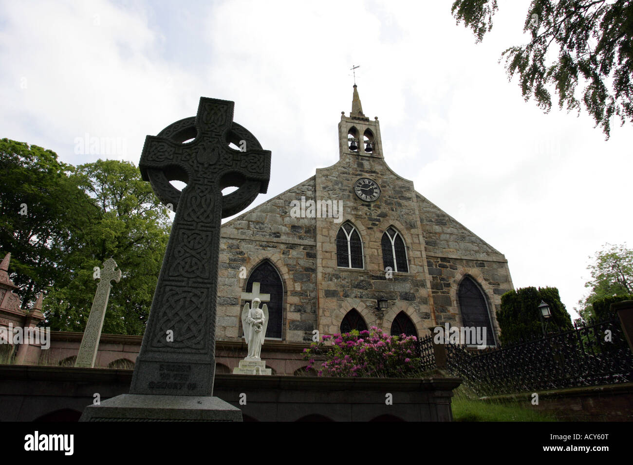Fyvie Parish Church in the village of Fyvie, Aberdeenshire, Scotland ...