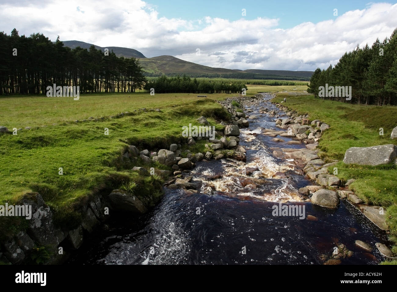 Glen Muick near Ballater, Royal Deeside, Aberdeenshire, Scotland, UK ...