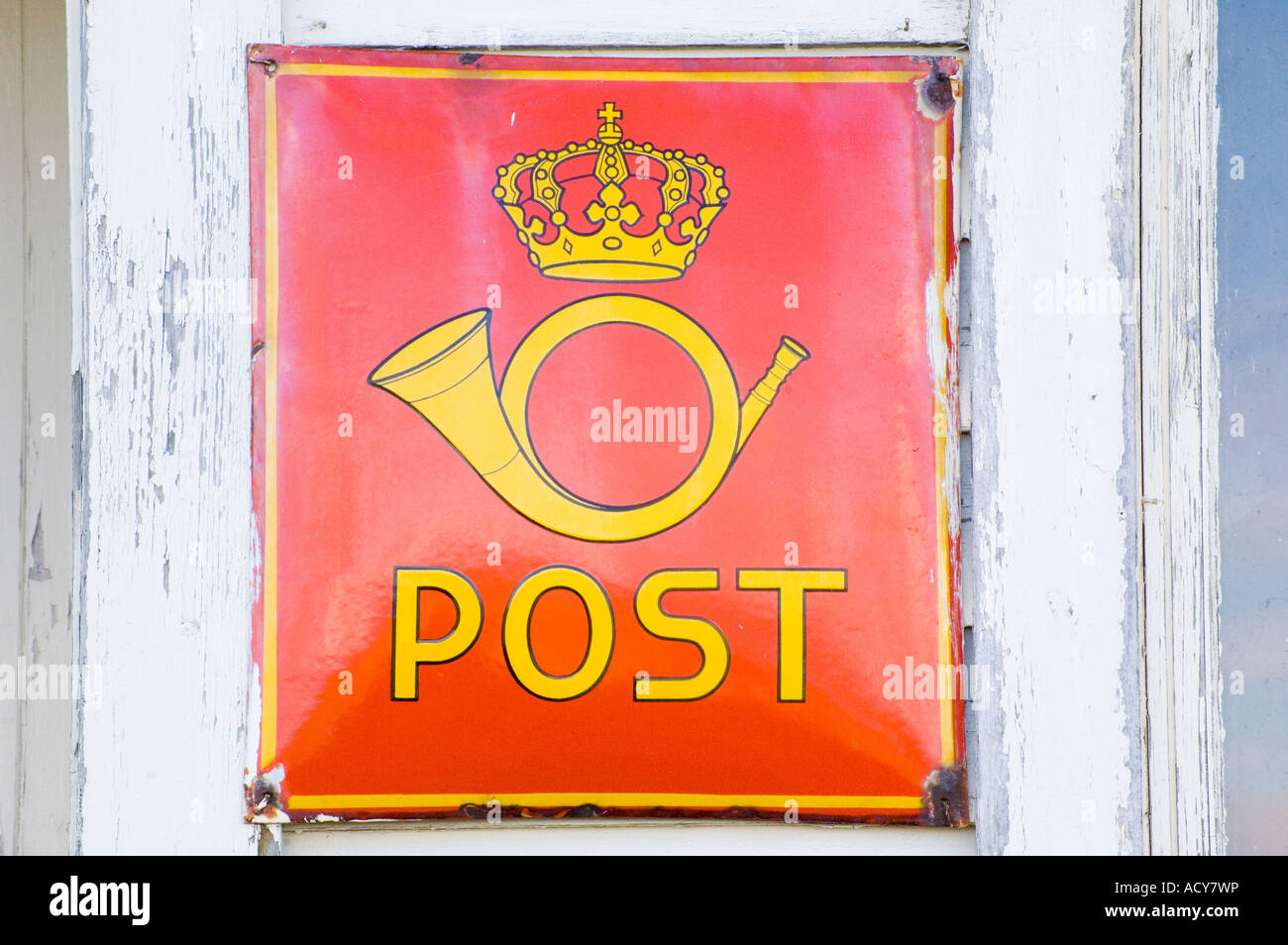 post office sign Stock Photo - Alamy