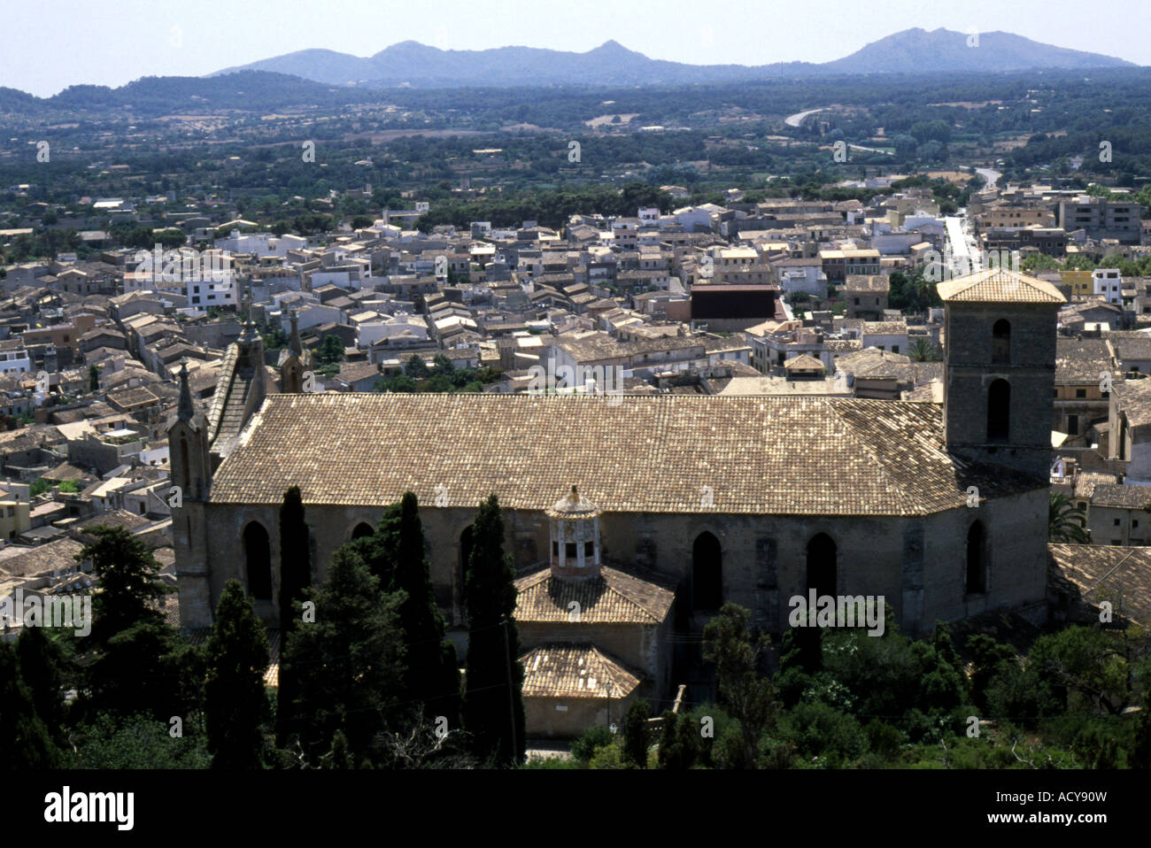 Mallorca, Spain, village, Inca Stock Photo - Alamy