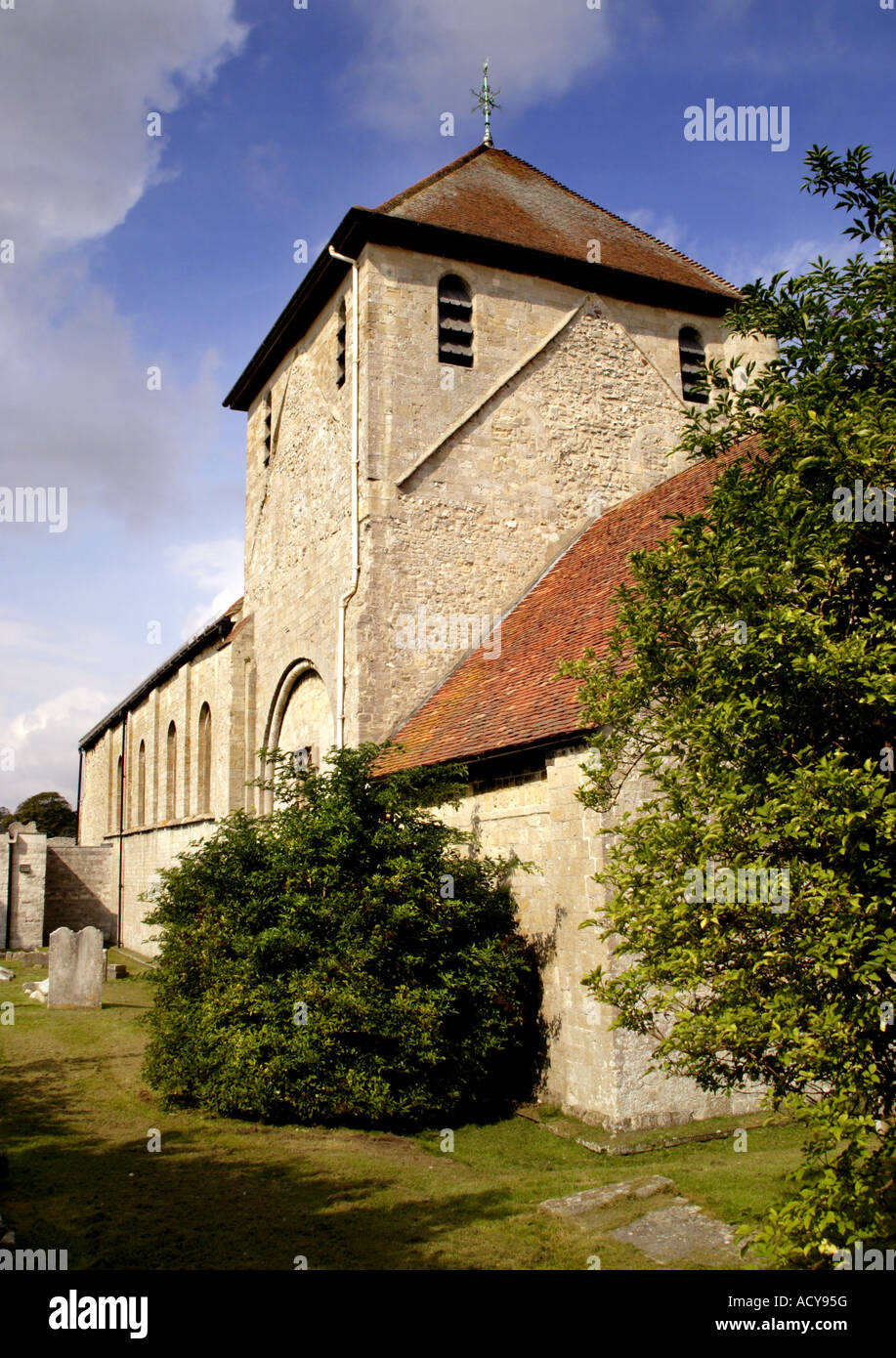St Mary's Church, Portchester Castle, Hampshire, England Stock Photo ...