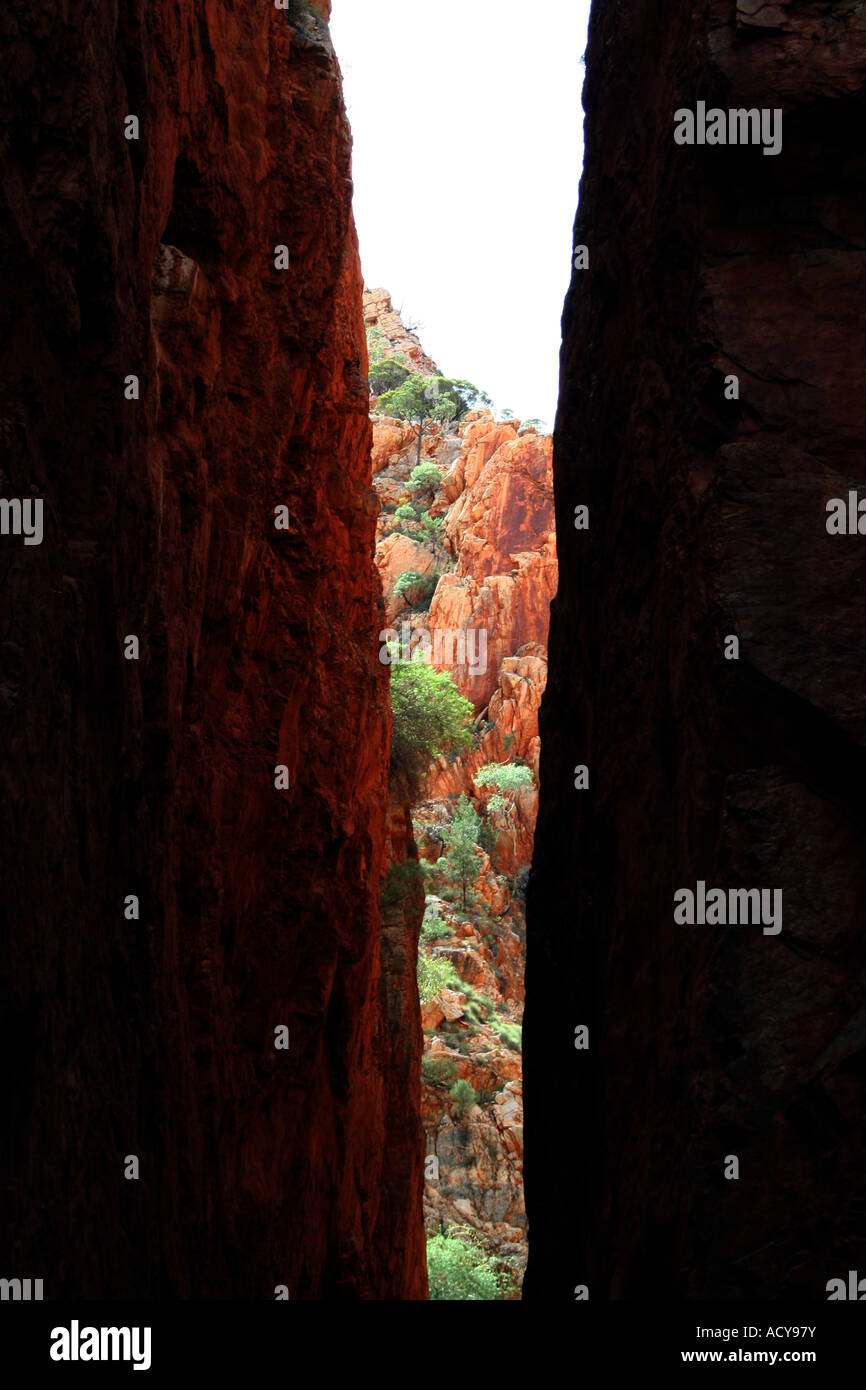 Graphic picture of rocks chasm Stock Photo - Alamy