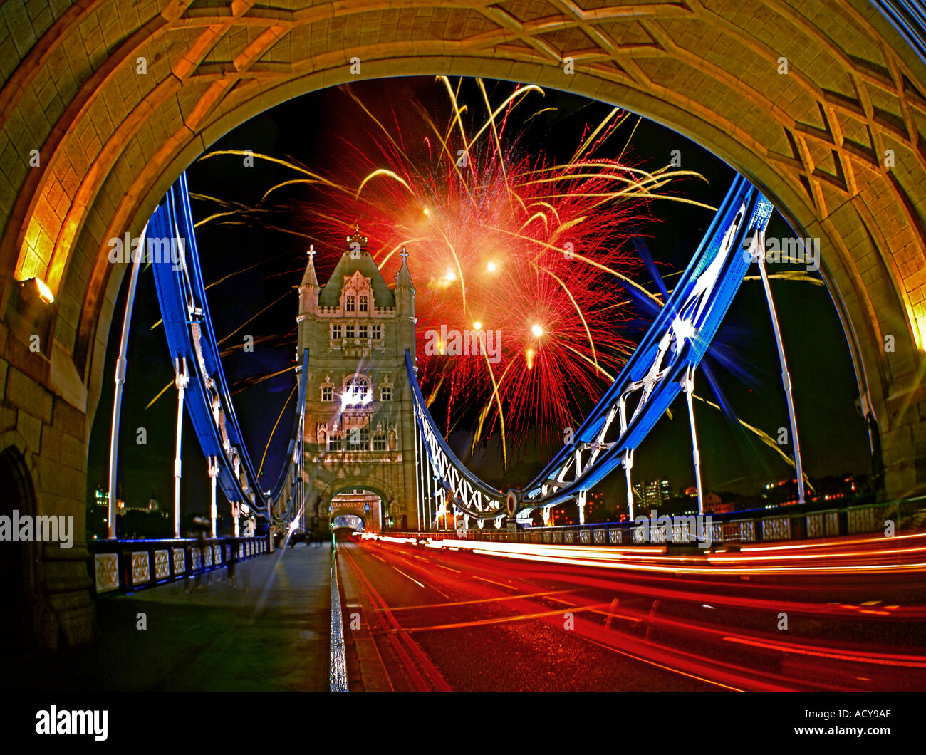 GB London Tower bridge dawn Stock Photo - Alamy