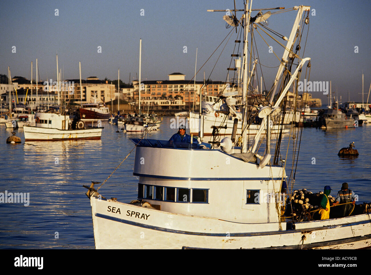 California monterey commercial fishing boat hi-res stock photography ...