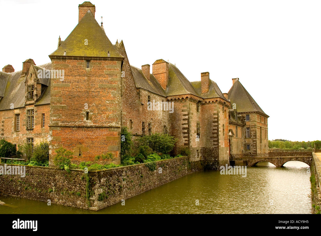 Chateau de Carrouges Carrouges Orne Normandy France Stock Photo - Alamy