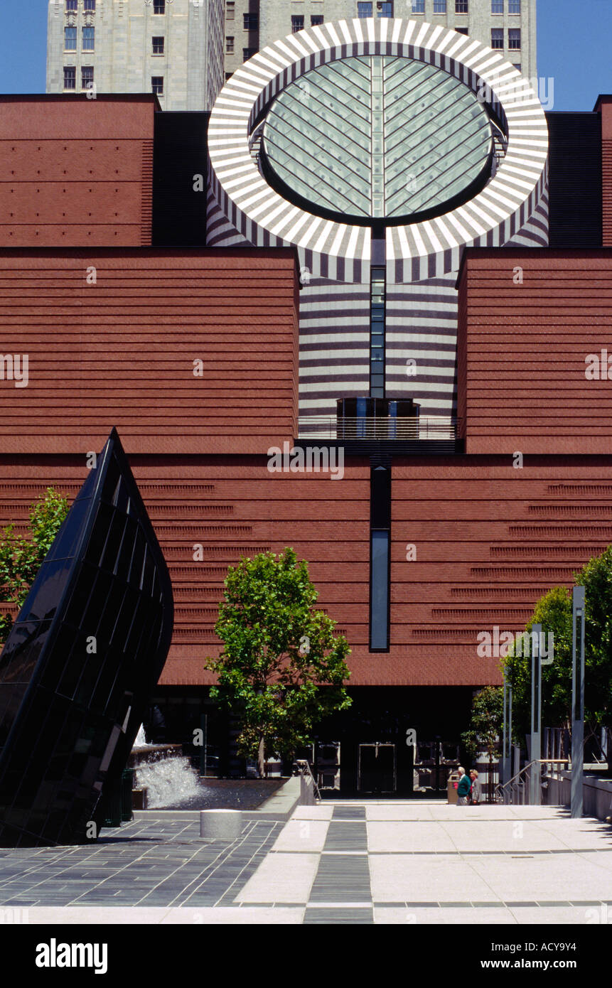 Entrance to MOMA Museum of Modern Art SAN FRANCISCO CALIFORNIA USA ...