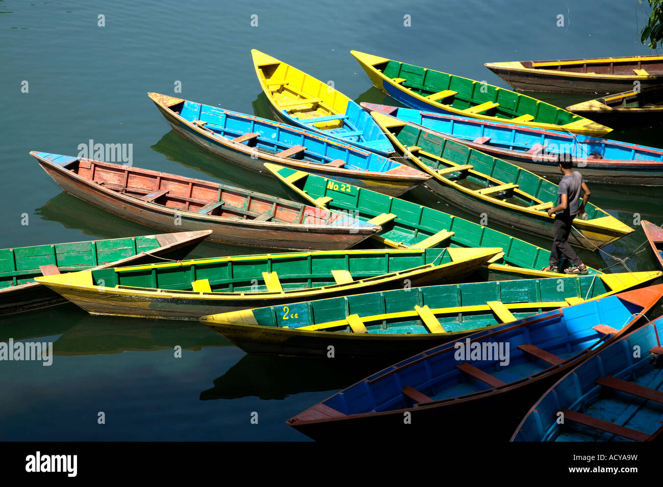 Shoreline of phewa lake hi-res stock photography and images - Alamy
