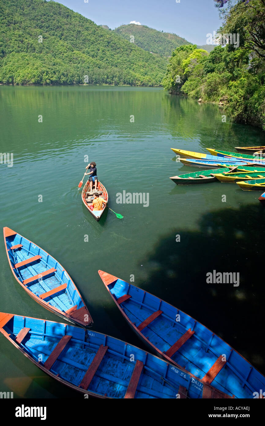 Shoreline of phewa lake hi-res stock photography and images - Alamy