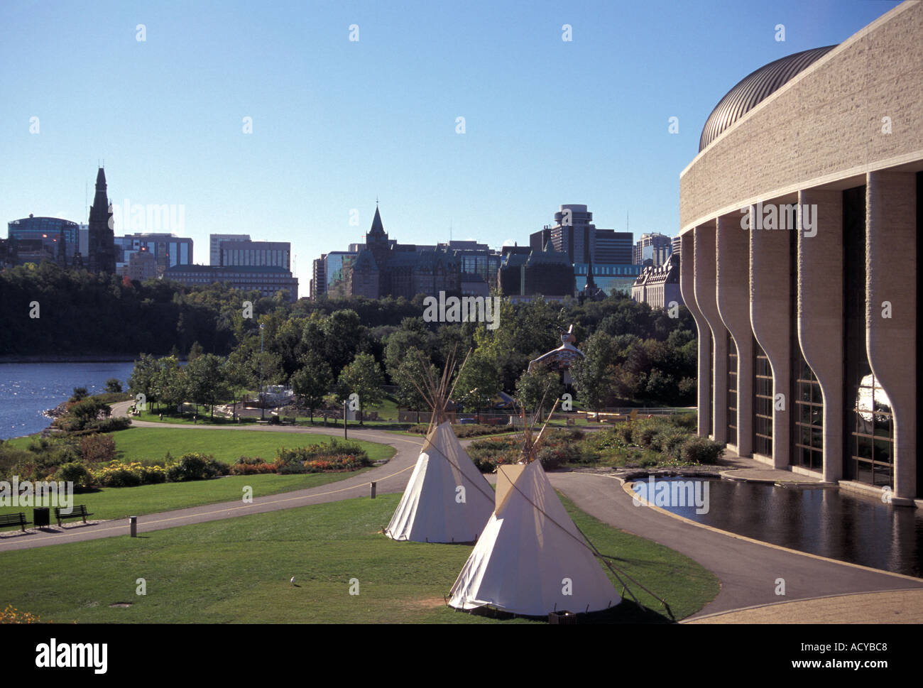 Canadian Museum of Civilization in Hull Quebec Stock Photo - Alamy