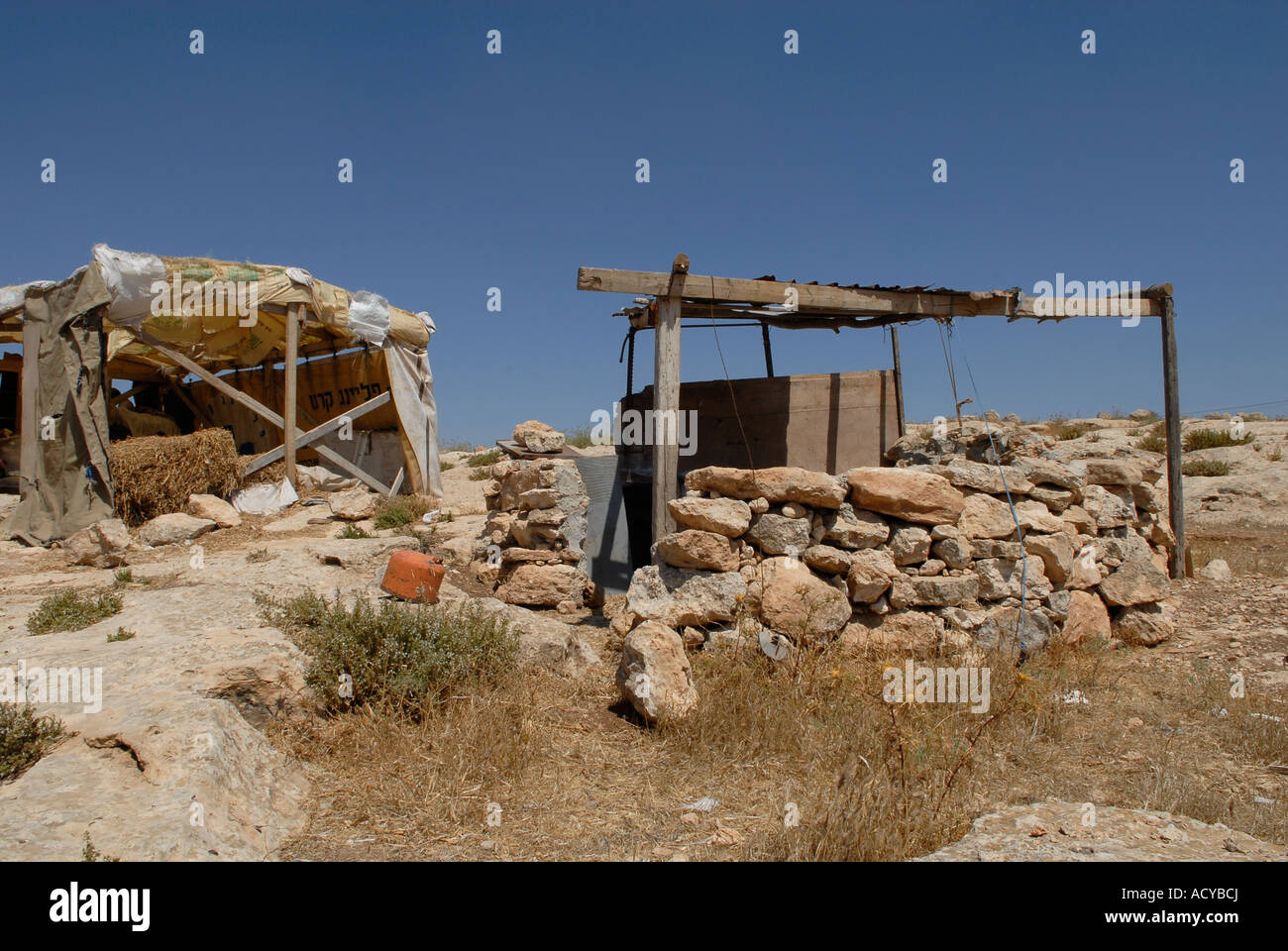 Makeshift structures built over caves in a cave-dwelling compound in ...