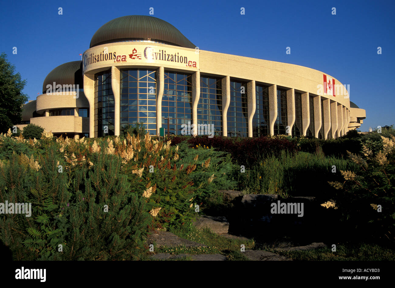 Canadian Museum of Civilization in Hull Quebec Stock Photo - Alamy