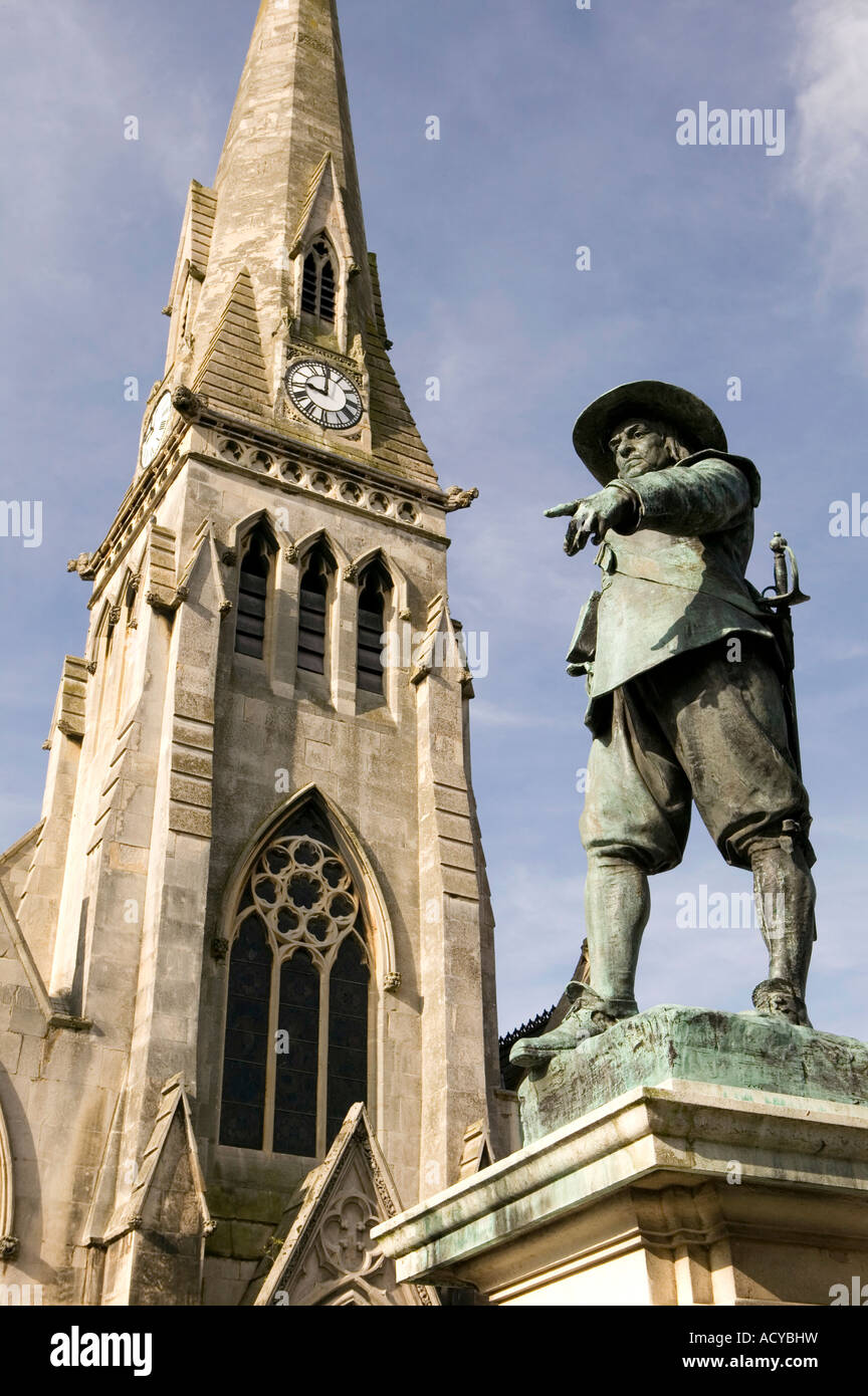 Oliver Cromwell statue, Lord Protector of the Commonwealth of England ...