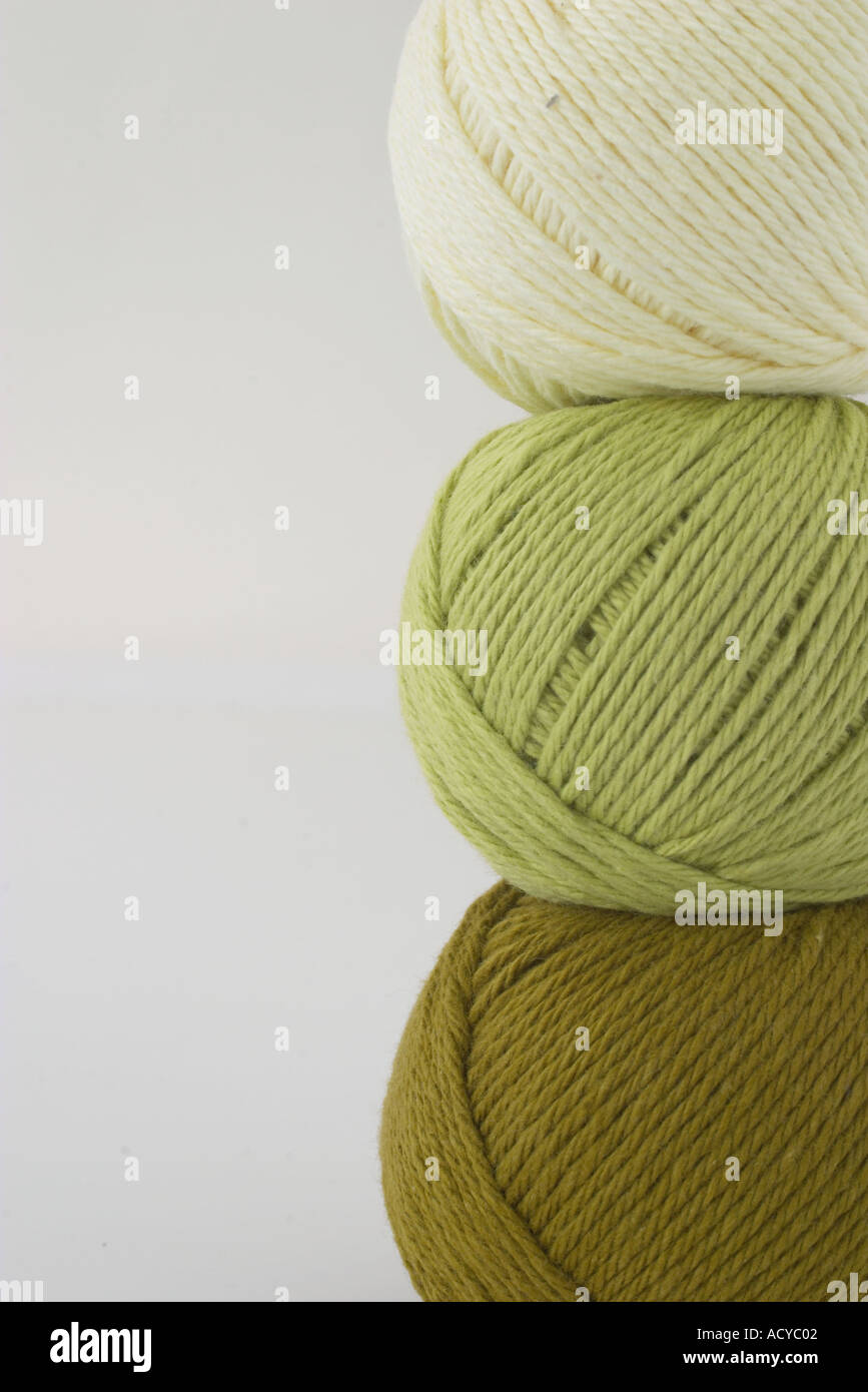 3 balls of wool hi-res stock photography and images - Alamy