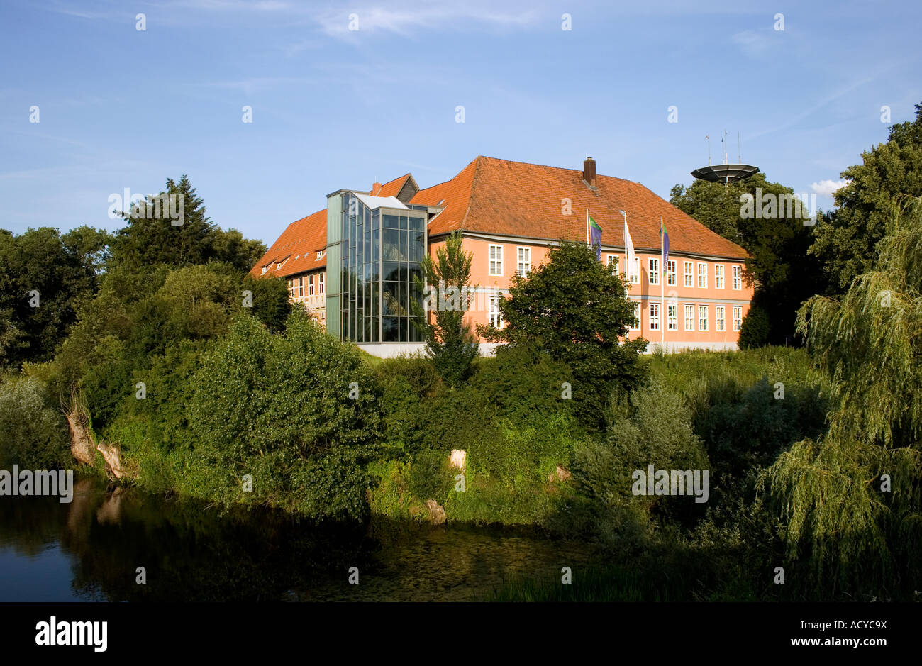 Bleckede old castle and palace Stock Photo - Alamy
