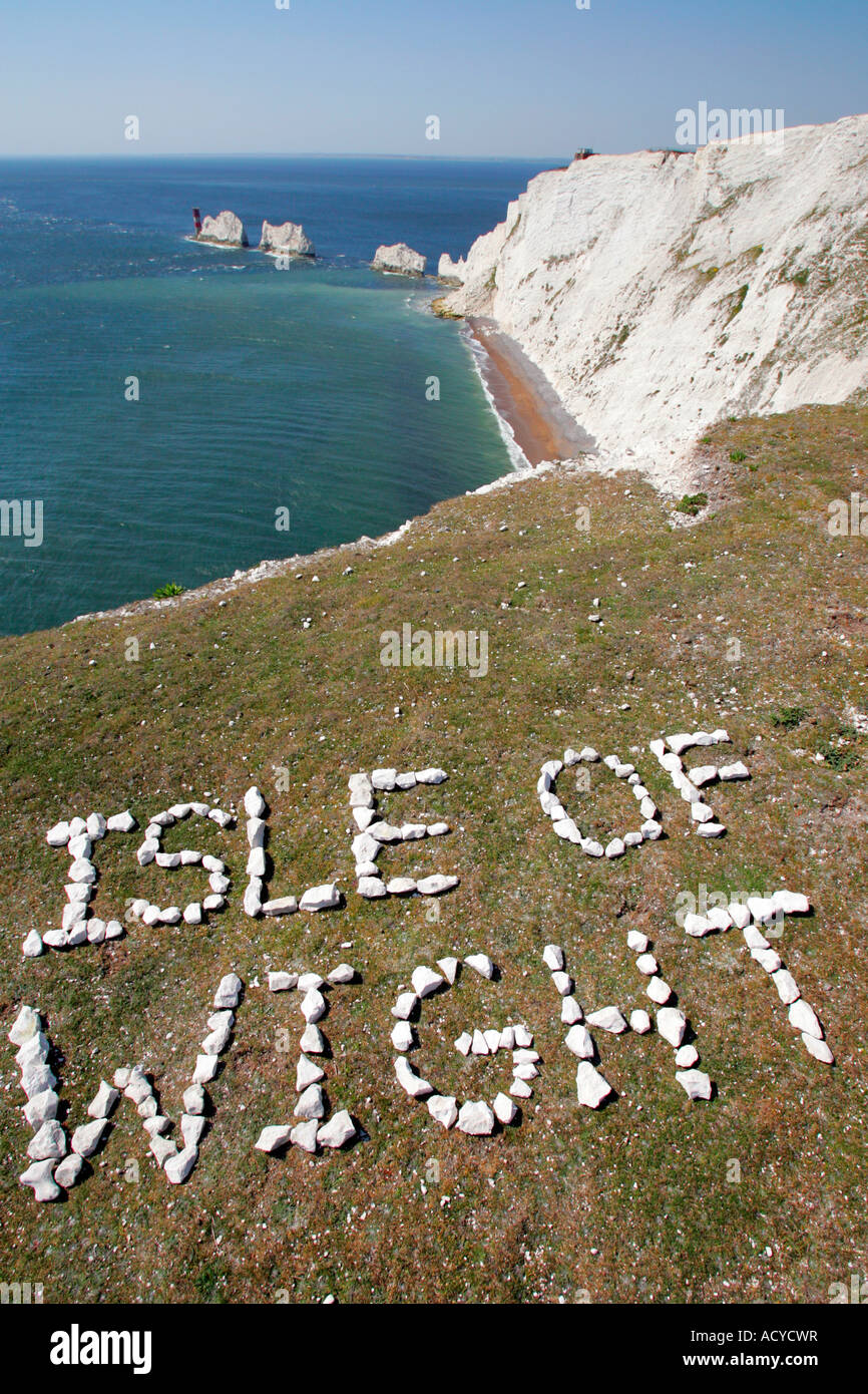 Isle of wight the needles children hi-res stock photography and images ...