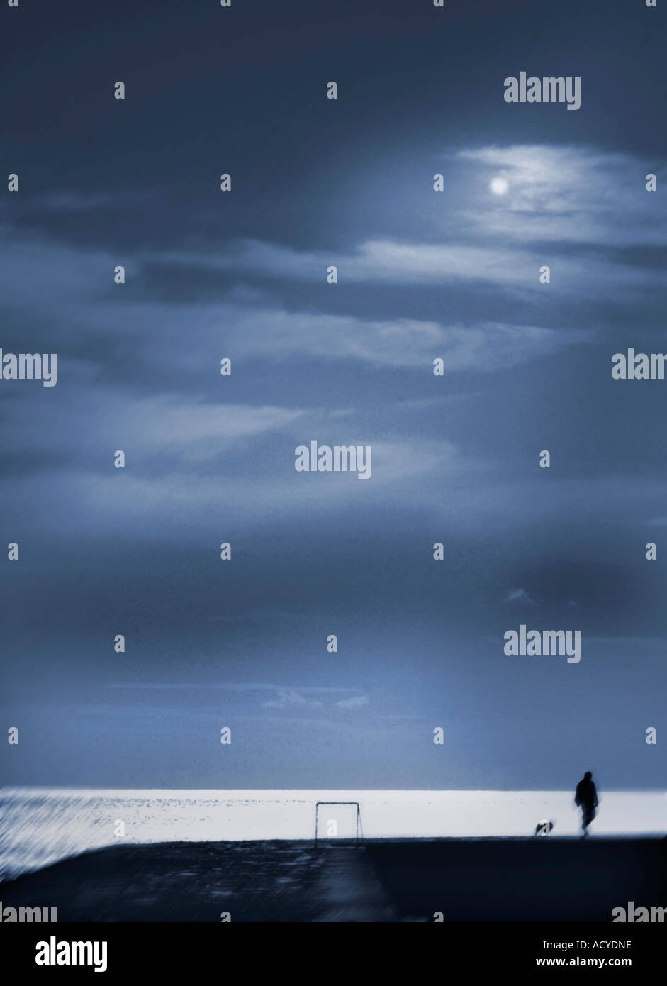 Dog following man hi-res stock photography and images - Alamy