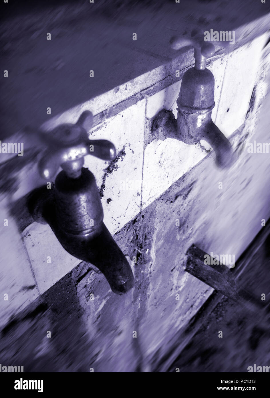 old water taps Stock Photo - Alamy