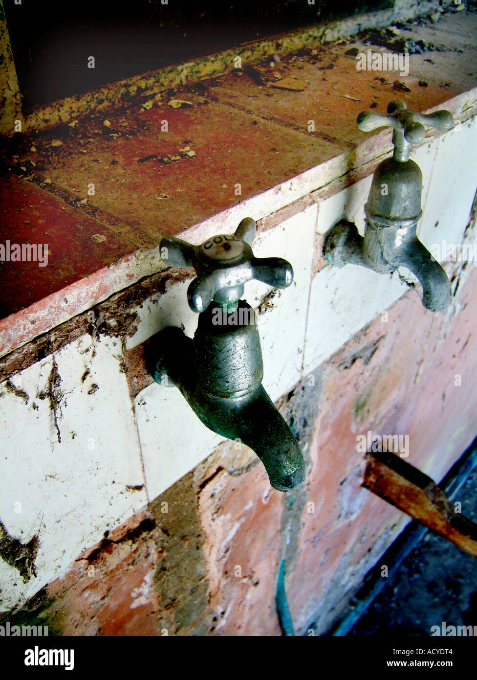 old water taps Stock Photo - Alamy