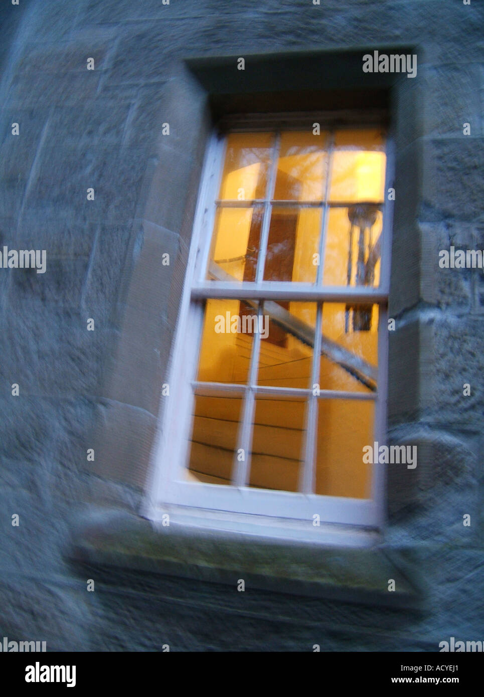 light shining out of window Stock Photo - Alamy