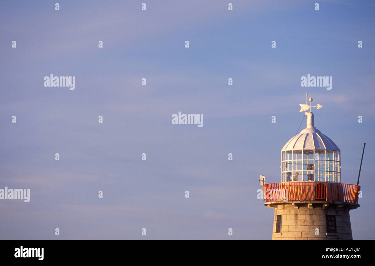 Lighthouse at the harbour of Howth near Dublin Ireland Stock Photo - Alamy