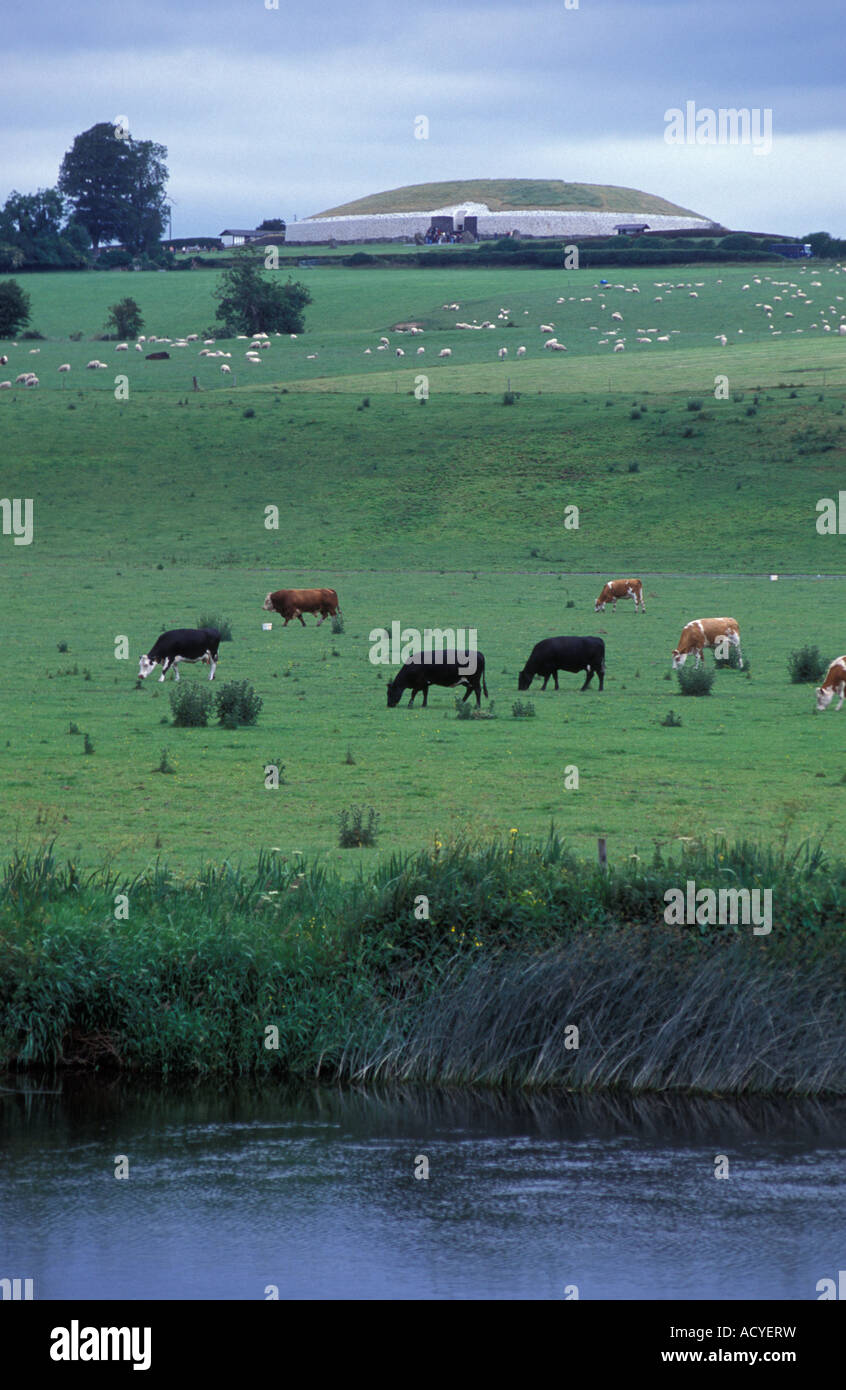 Newgrange Bru na Bionne at the Boyne Valley near Drogheda Ireland Stock ...